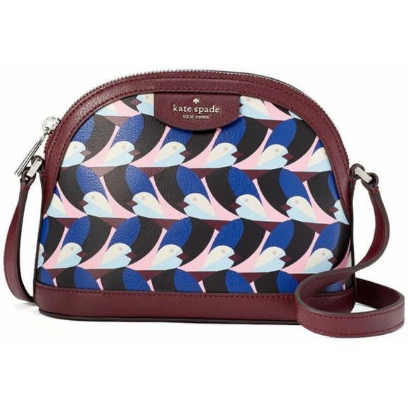 kate spade | Bags | Kate Spade Sylvia Geo Birds Dome Crossbody Bag Love ...